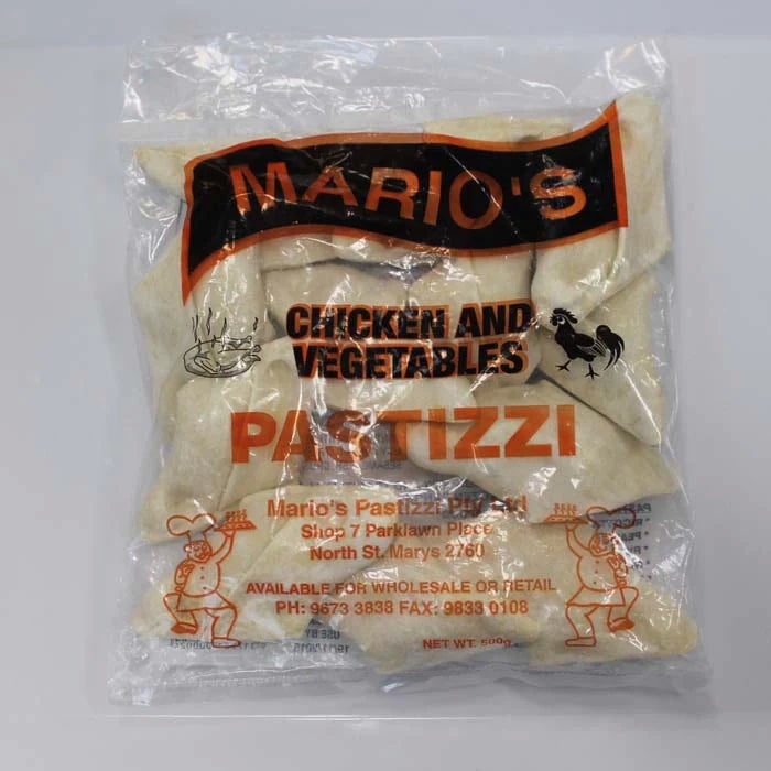 Chicken & Vegetables Pastizzi Frozen (12 per pack-500g) | Vintage ...